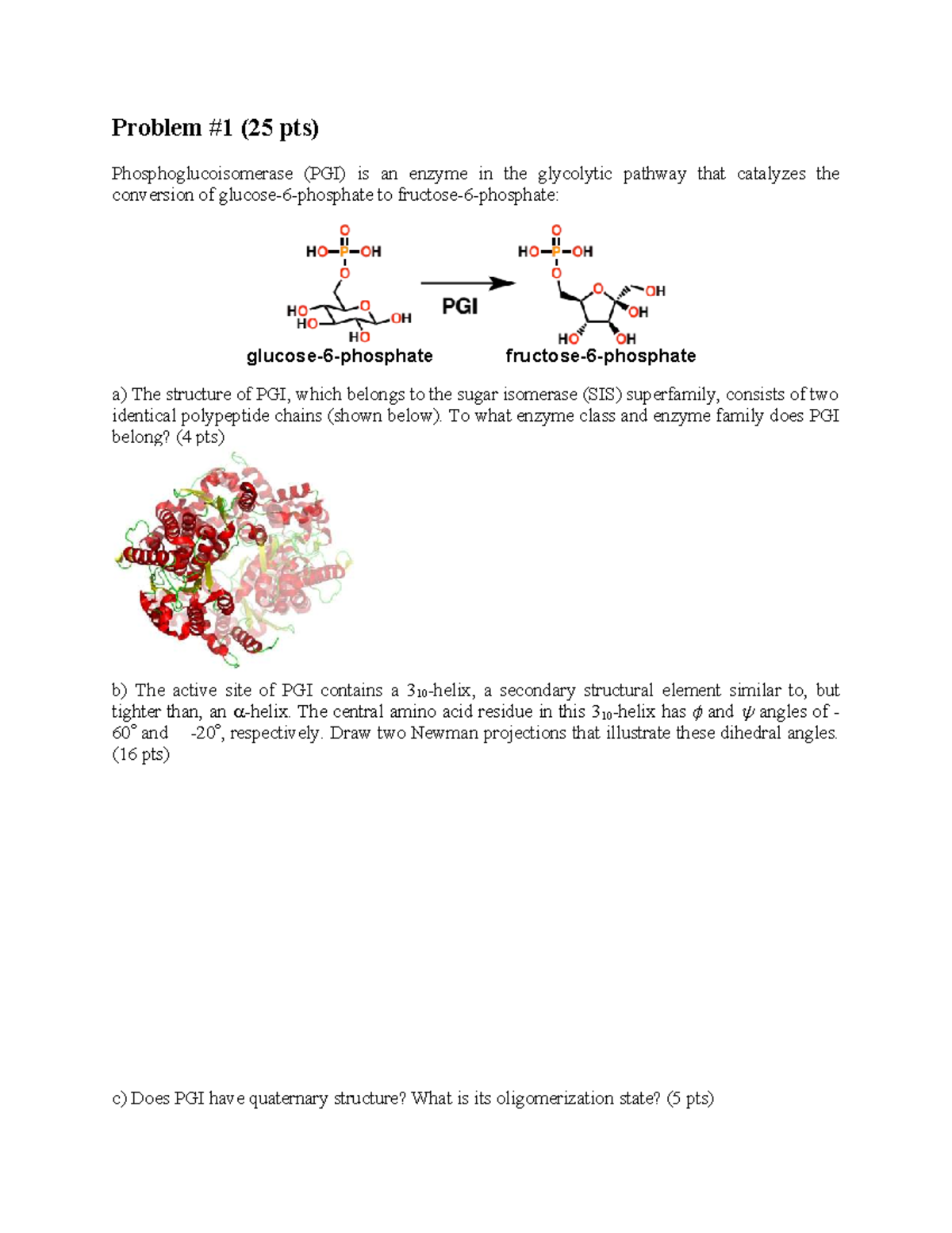 Enzyme Kinetics & Mechanism: PGI Analysis Problems (BIO 101) - Studocu