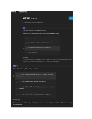 Sophia Learning Microbiology Final Milestone Exam - 1 46 / 50 that's 92% RETAKE 46 questions ...