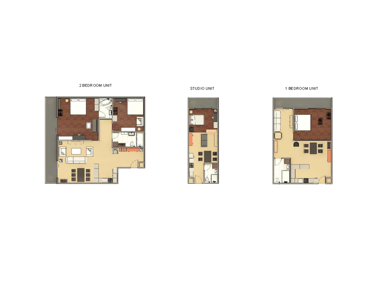 Blowup - Blow up Plans of units - Architectural Design 1 - 2 BEDROOM ...