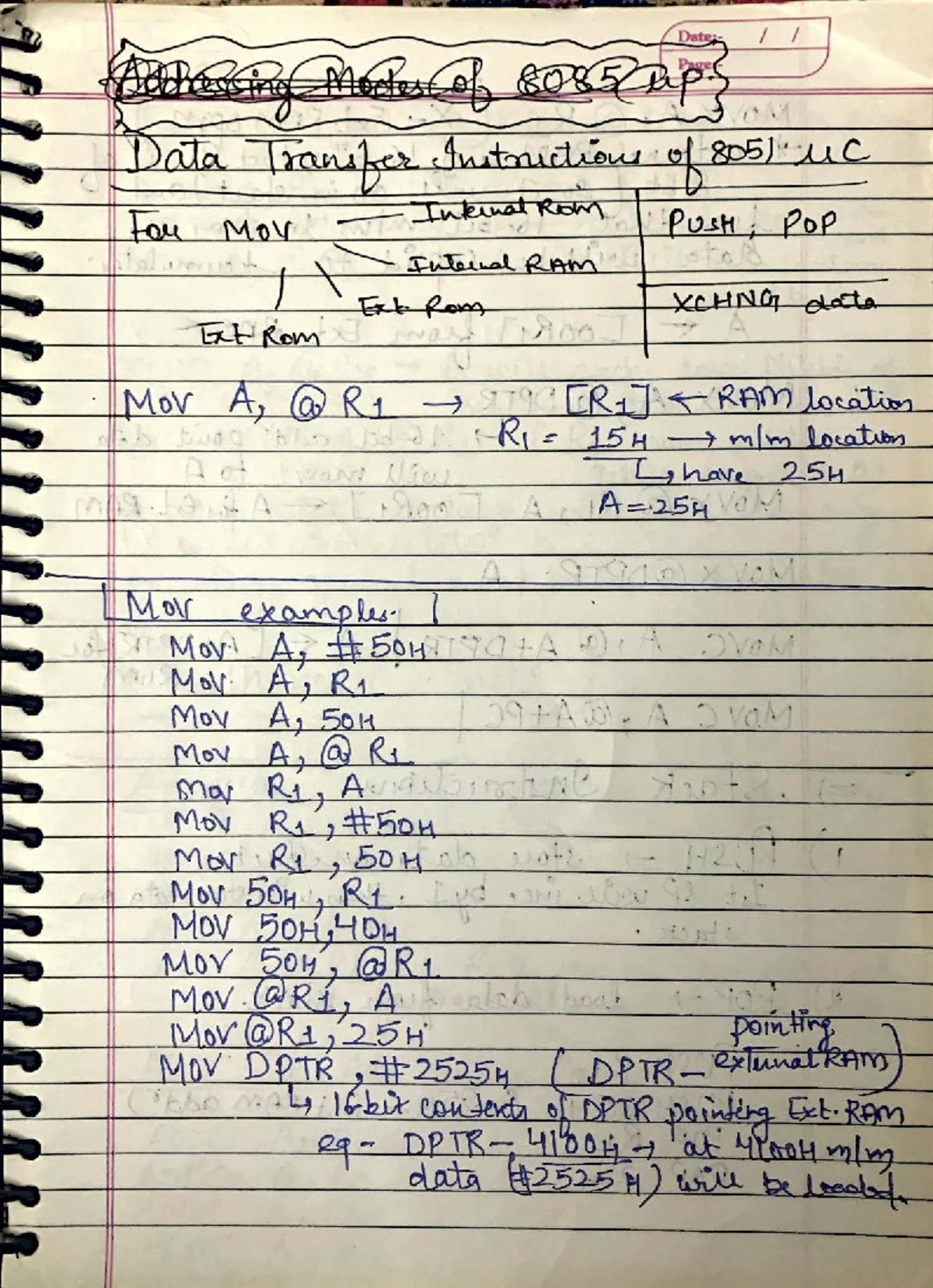 Unit-5 8051 Microcontroller - . i .. .. 1 ., - 'i_ -., 1 ' I f i, • ' 1 ...