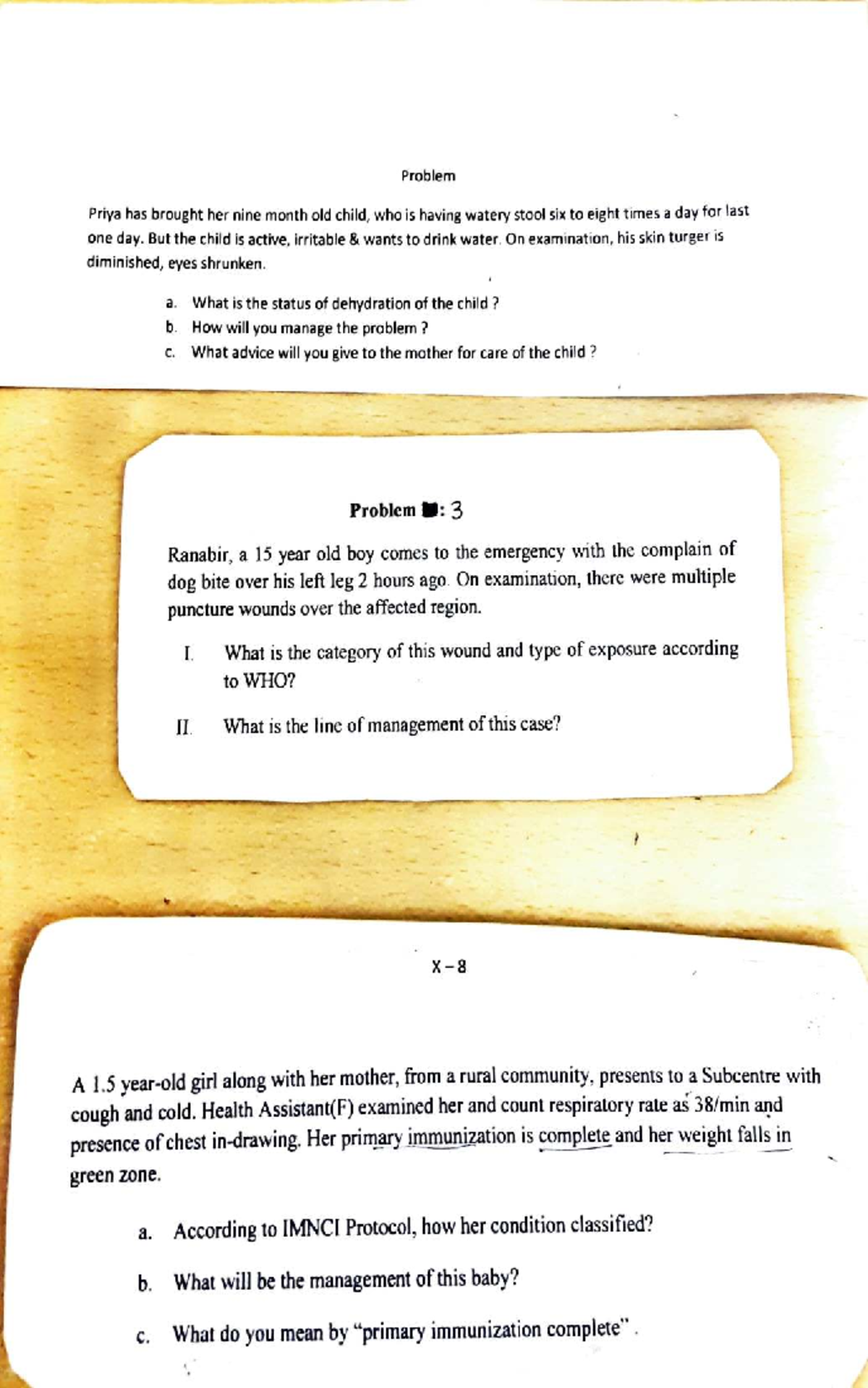 Epidemiology Case Studies for University Exam - Studocu