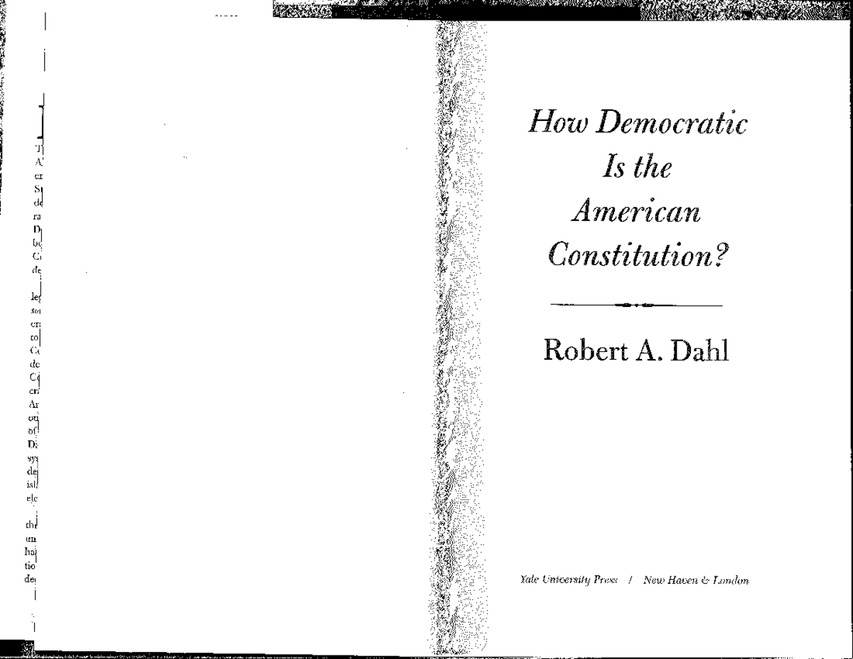 Final Exam Study Guide: The Democratic Foundations of the U.S ...