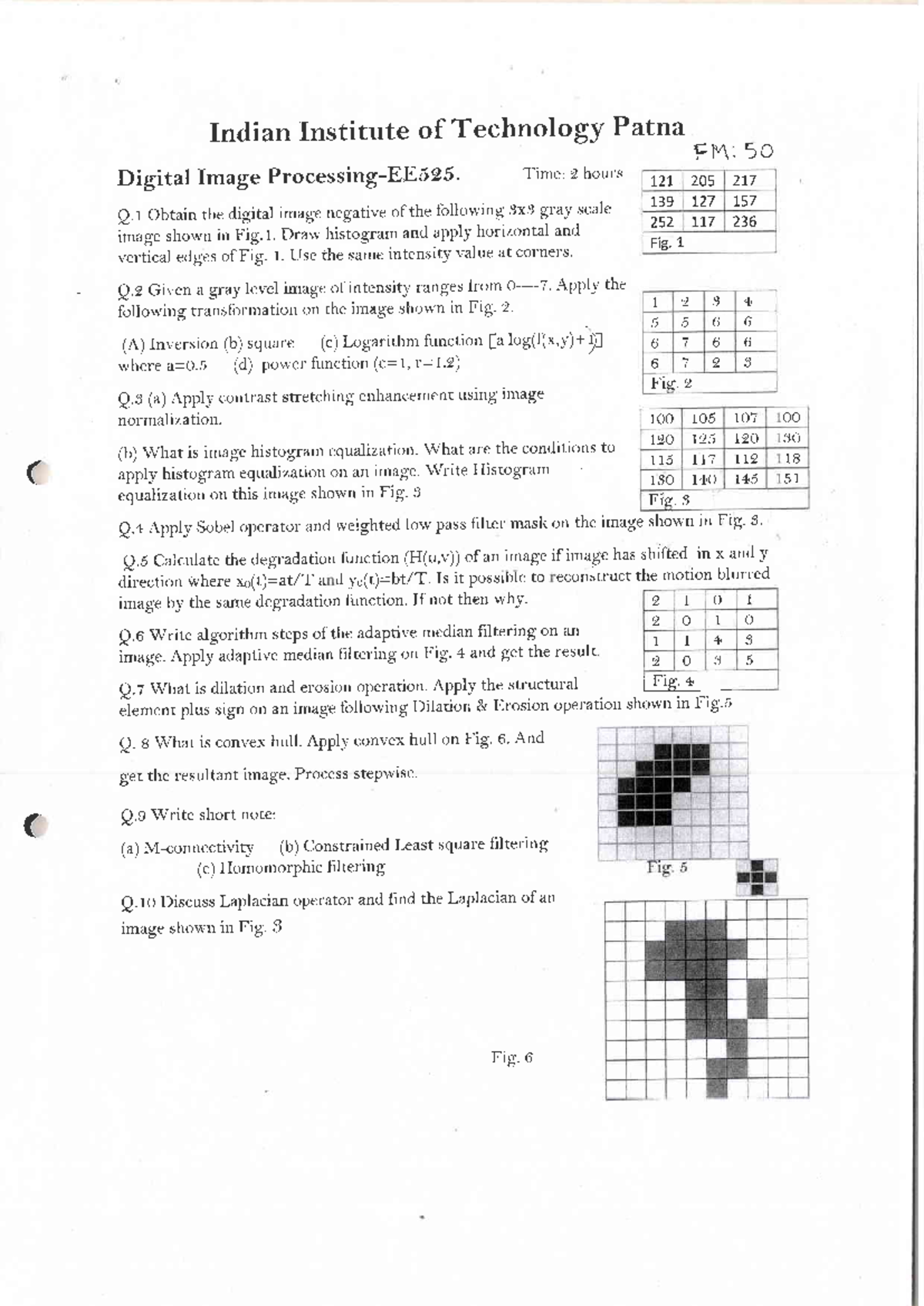 EE525 - Digital Image Processing Techniques and Applications - Studocu