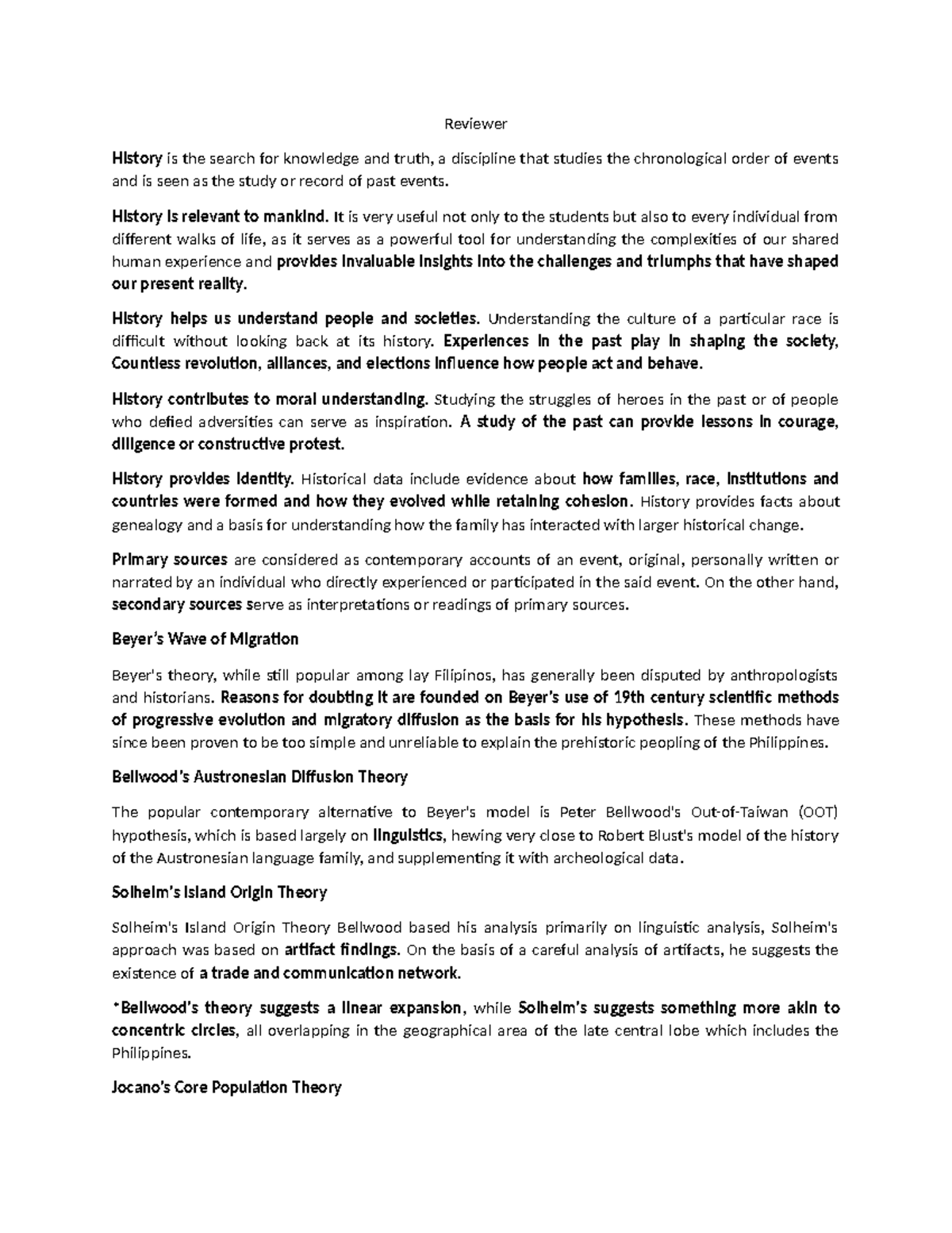 Reviewer-Q1-RPH - This is gor HISTORY - Reviewer History is the search for knowledge and truth ...