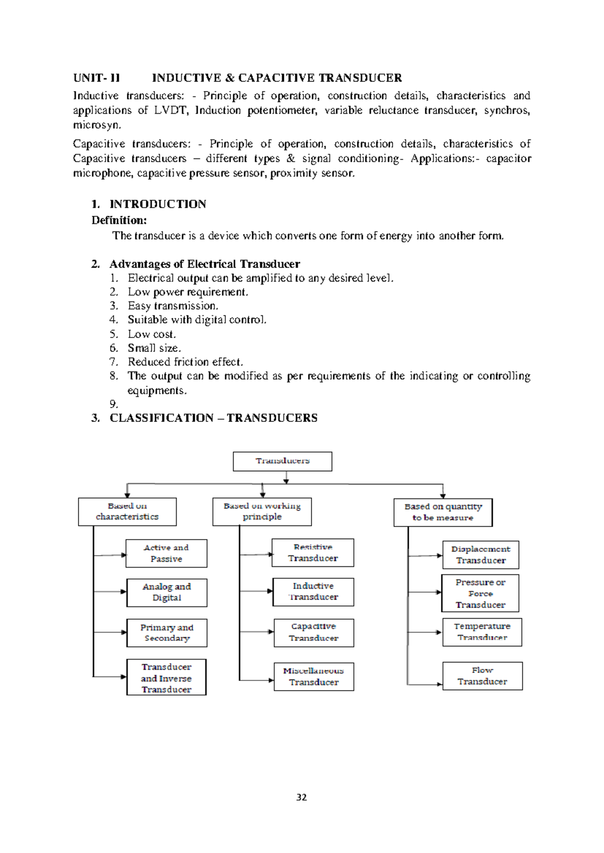 Lesson 2 - BMEE6101: Inductive & Capacitive Transducer Overview - Studocu