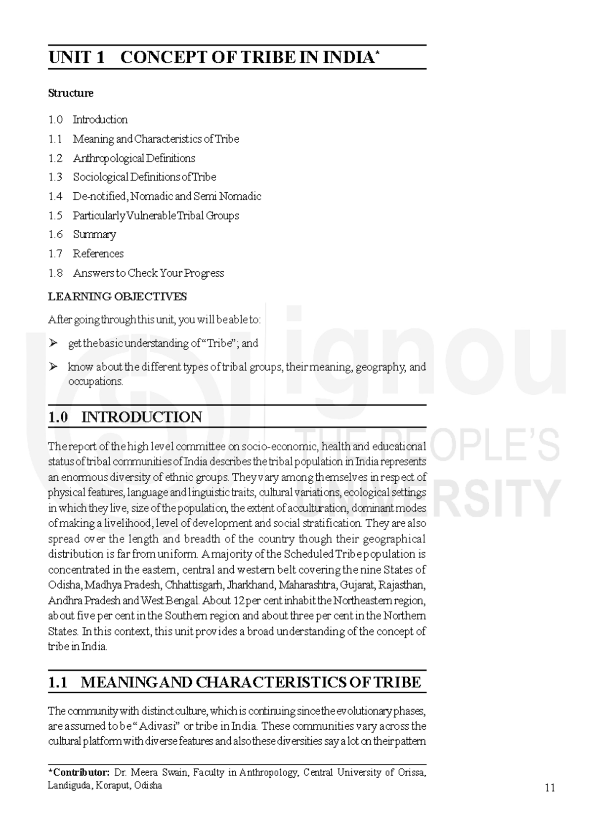 Understanding Tribe: Concepts & Characteristics in India (ANTH101 ...
