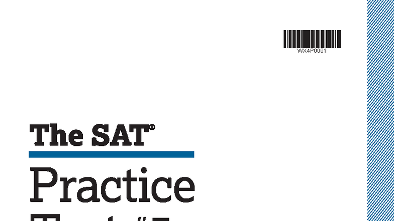 SAT Practice Test 5 (Digital Format) - Comprehensive Review - Studocu