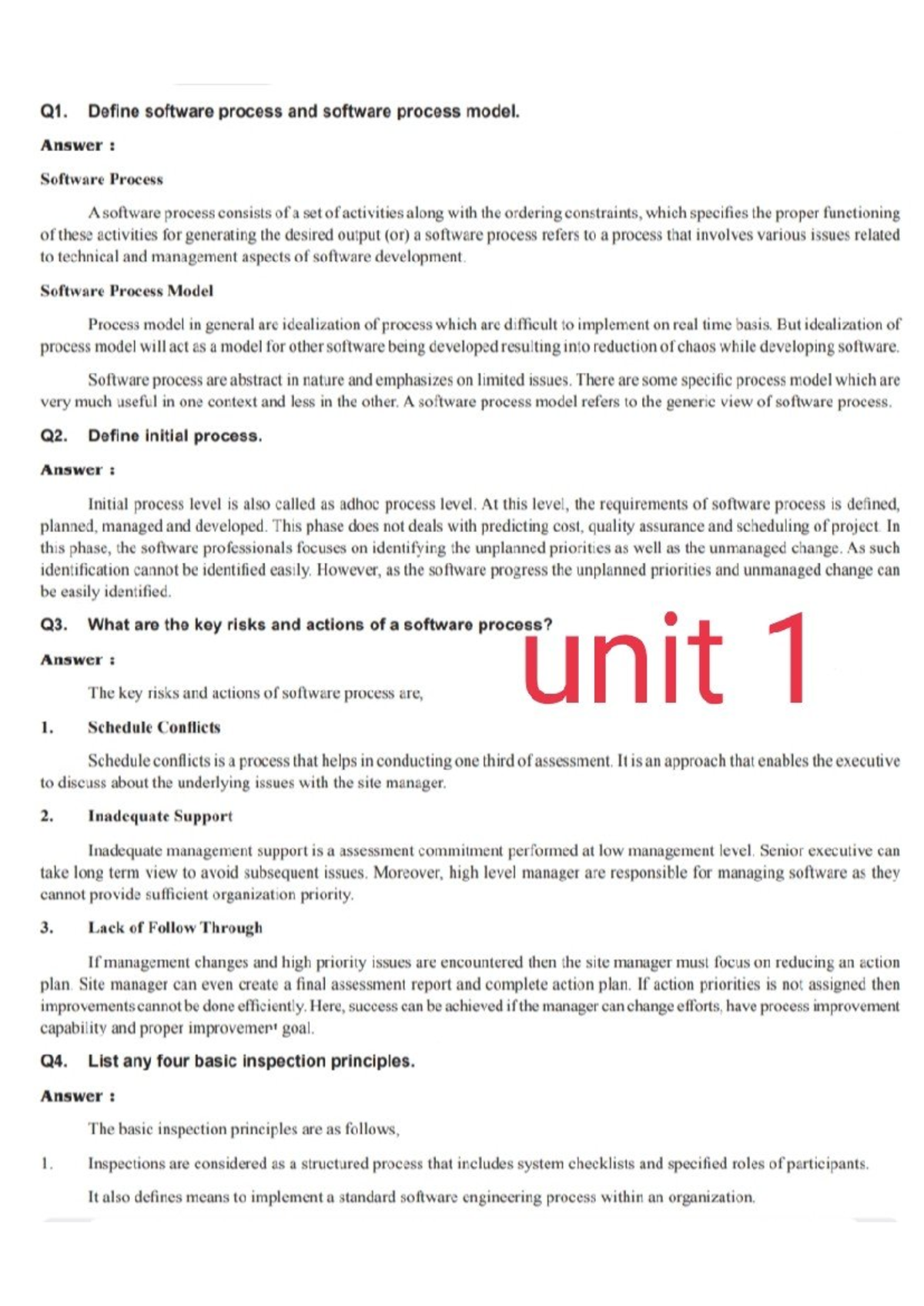 SPPM shorts - These are the short answer questions - Q1. Define ...