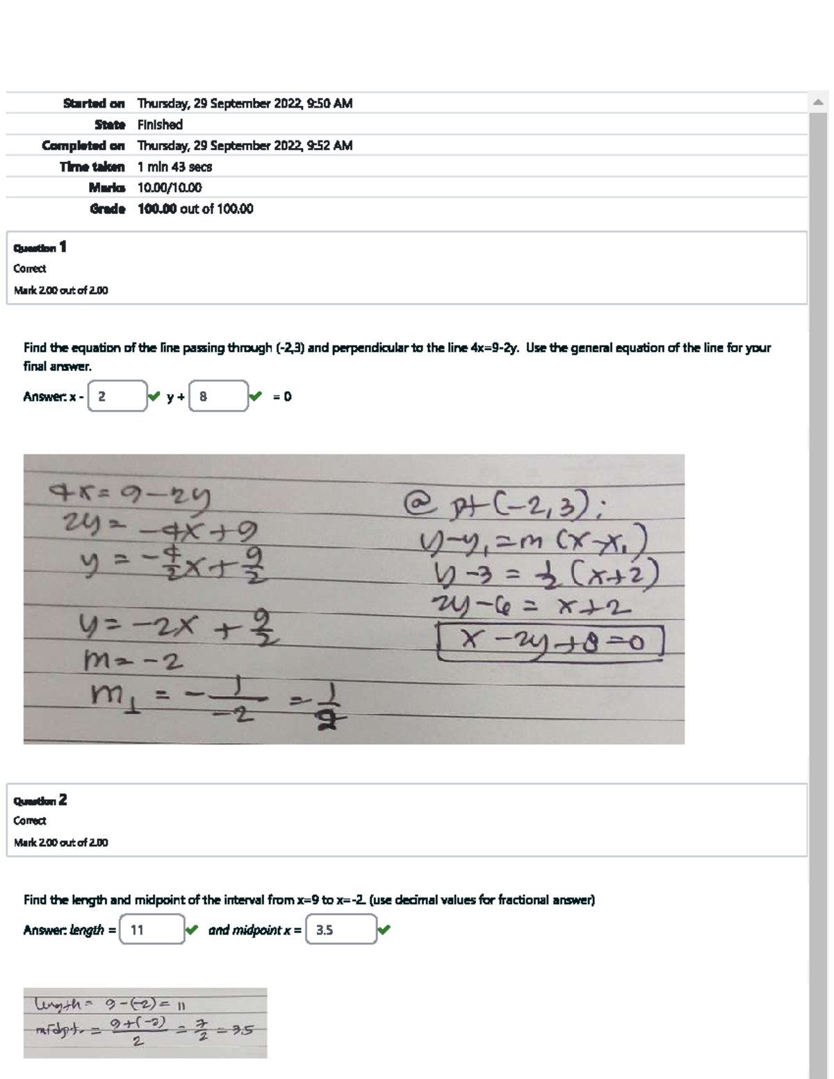 UGRD-MATH6100-2213T Calculus Prelim Quiz 2 - UGRD-MATH6100 Calculus 1 ...