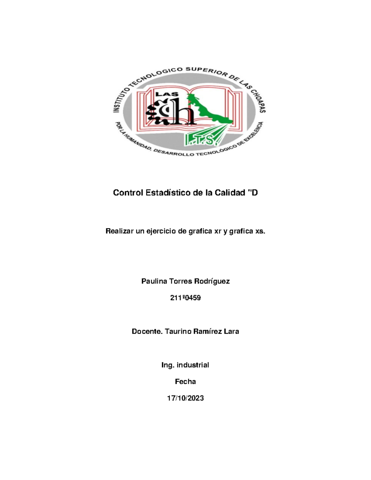 Ejercicios de Gráficas de Control X-R y X-S - XR-XS - Studocu