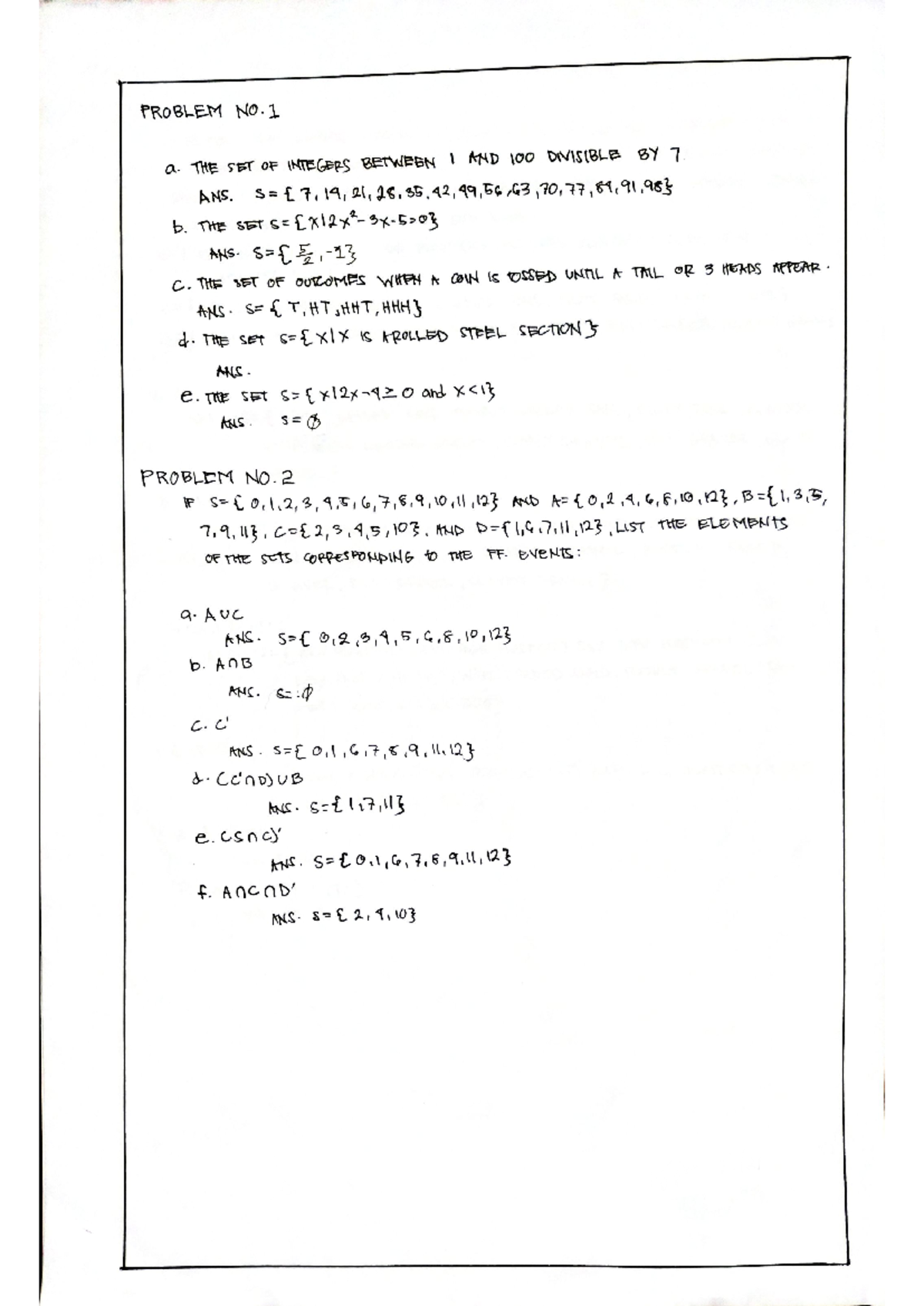 Engineering Data Analysis Problem Set 2 - PangSU - Studocu