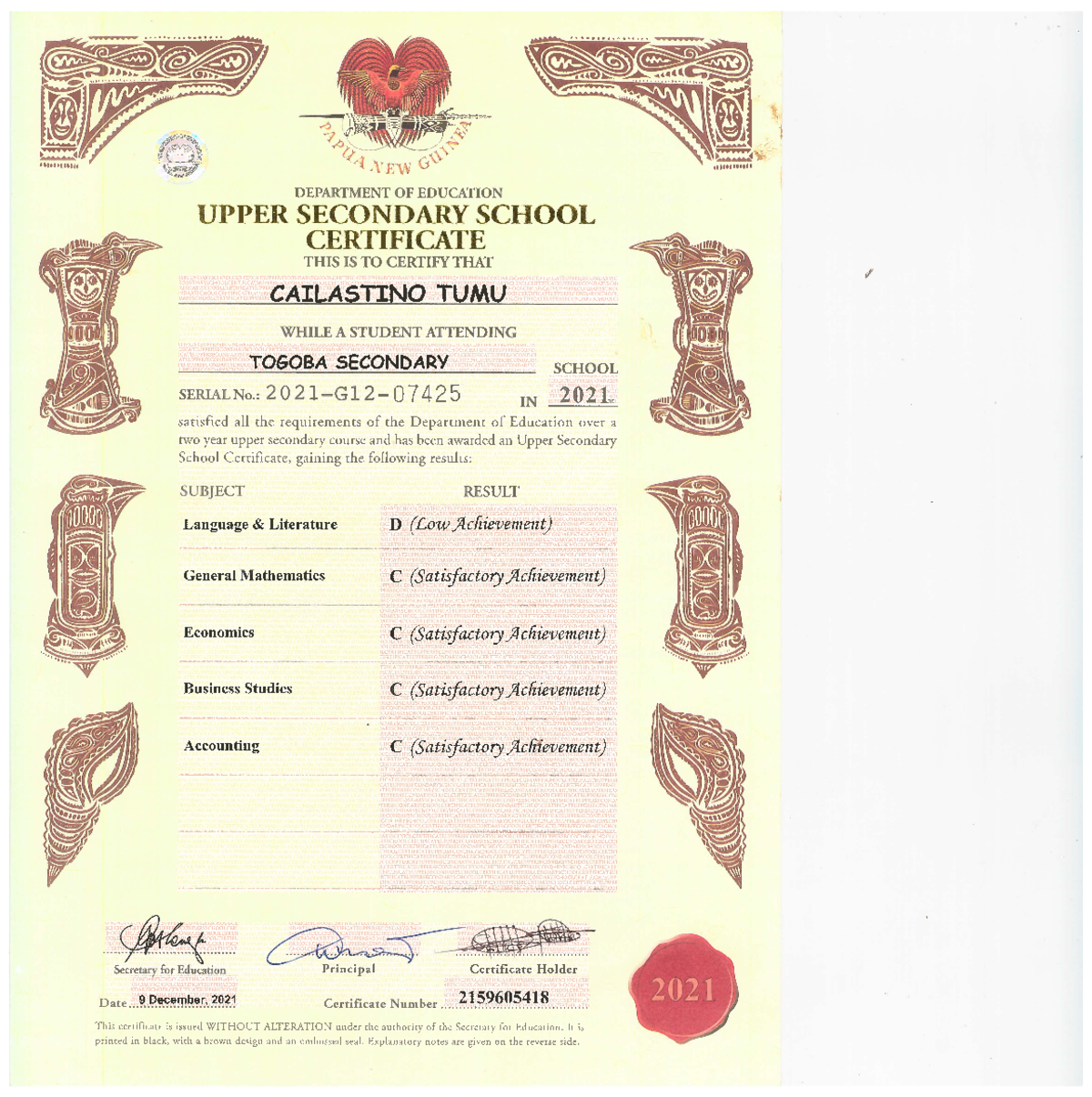 Upper Secandary School Certificate 023453 - Introduction to Linguistics - Studocu