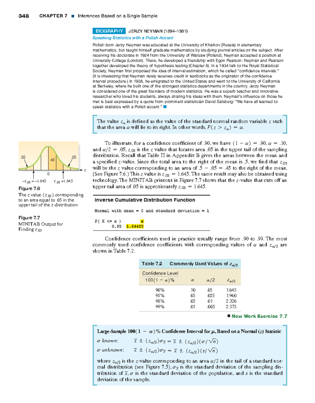 Statistics-117 - N/A - 348 CHAPTER 7 Inferences Based on a Single ...