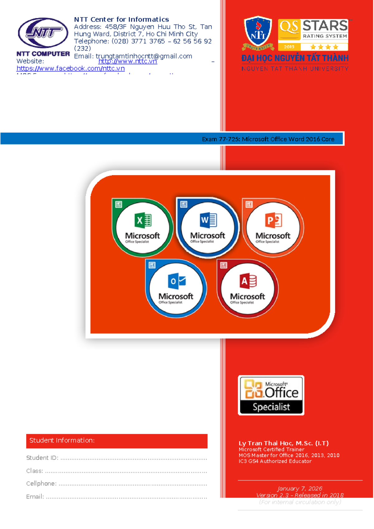 Microsoft Office Word 2016 Exam Study Guide (MOS) - Studocu