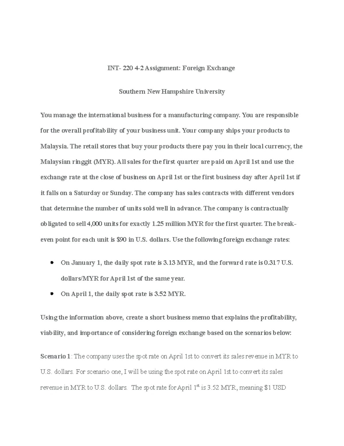 INT 220 Module Three Assignment - For example, consider what ...