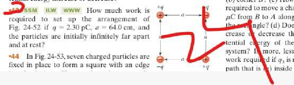 Chapter 24 Numericals: Electric Potential Energy and Fields SSM ILW ...