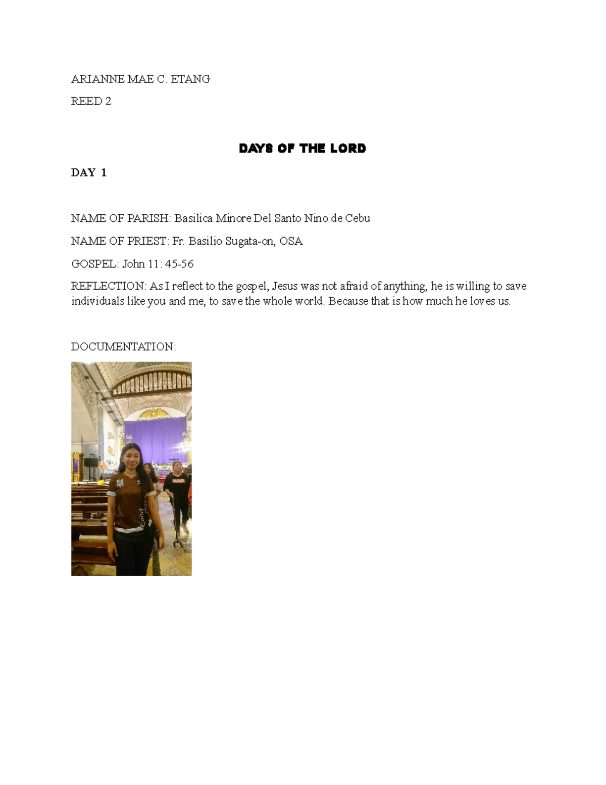 DAYS OF THE LORD: Reflections on the Gospel for Holy Week - Studocu