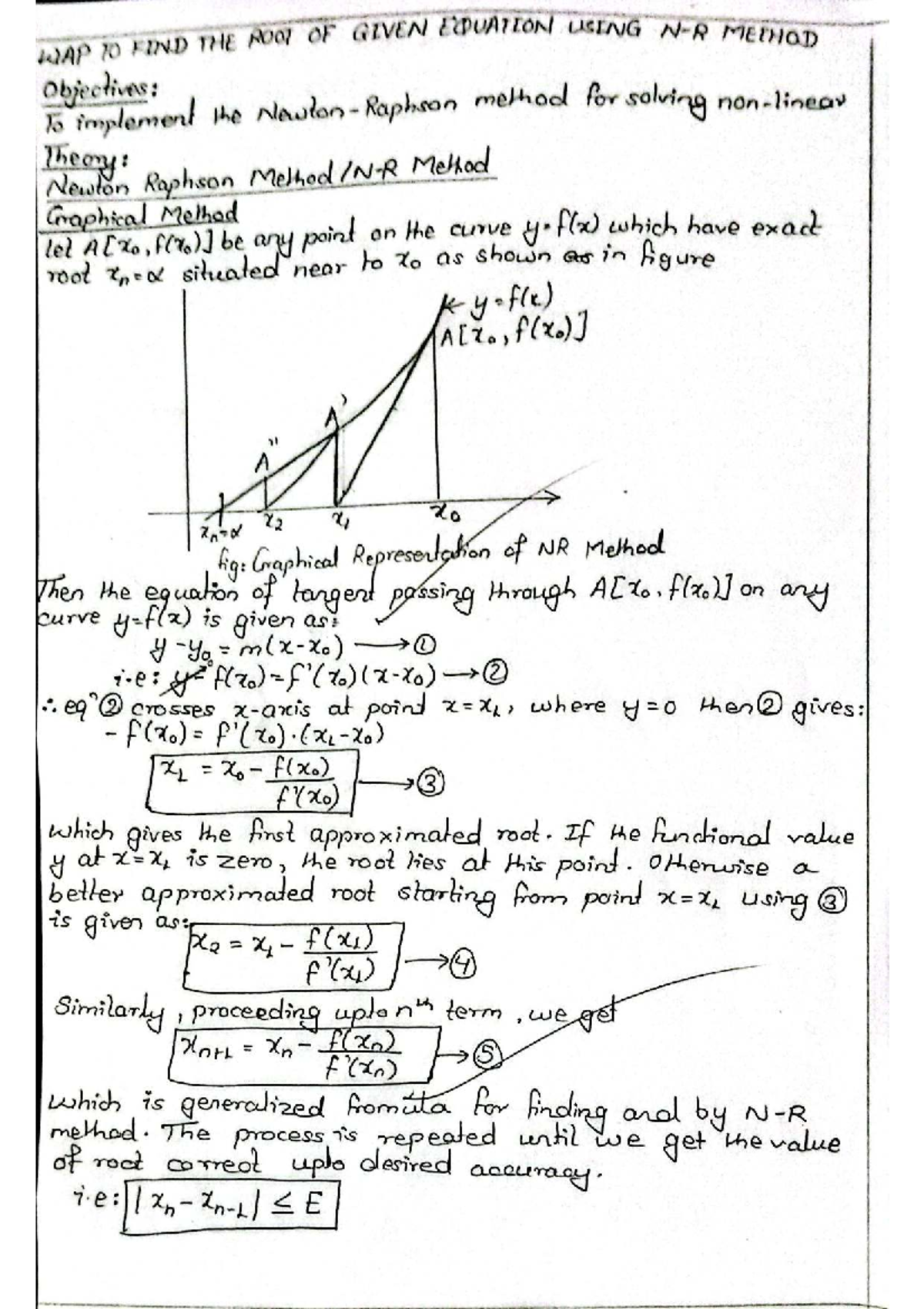 MATLAB Implementation of Newton-Raphson Method for Root Finding - Studocu