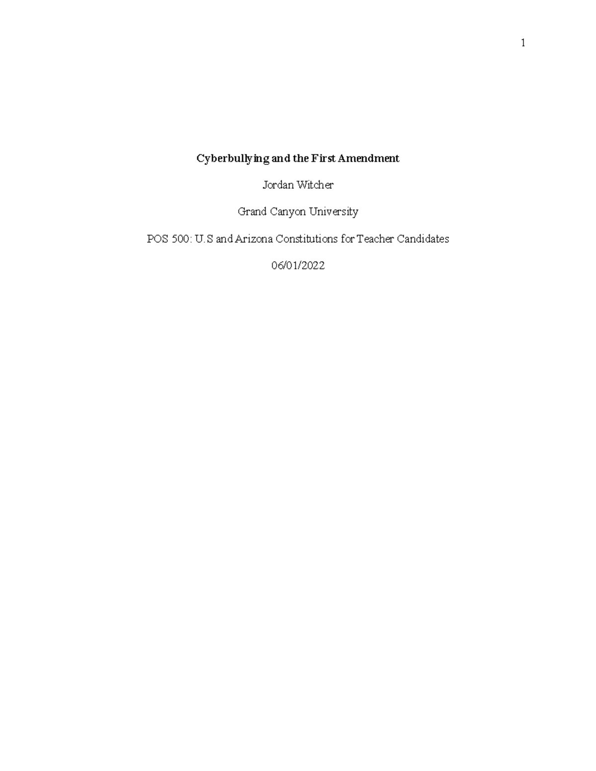 Cyberbullying and the First Amendment - The amount of information and ...