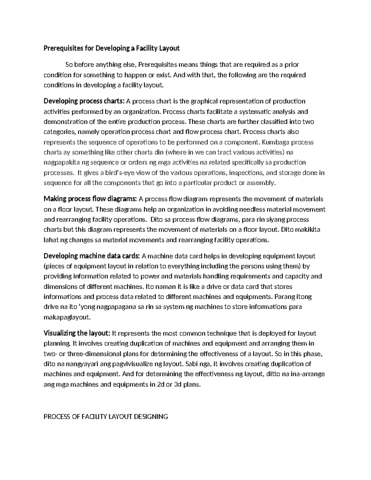 Prerequisites for Facility Layout Design: Key Steps and Techniques ...
