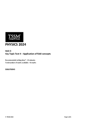 physics - Grade: 10 - Secondary School - Studocu