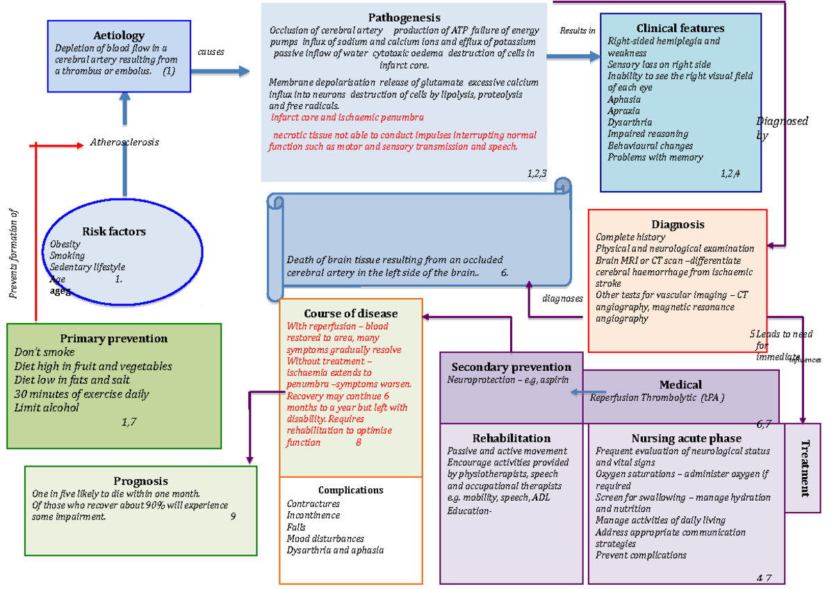 Stroke Concept Map for Lab: A Comprehensive Overview - Studocu