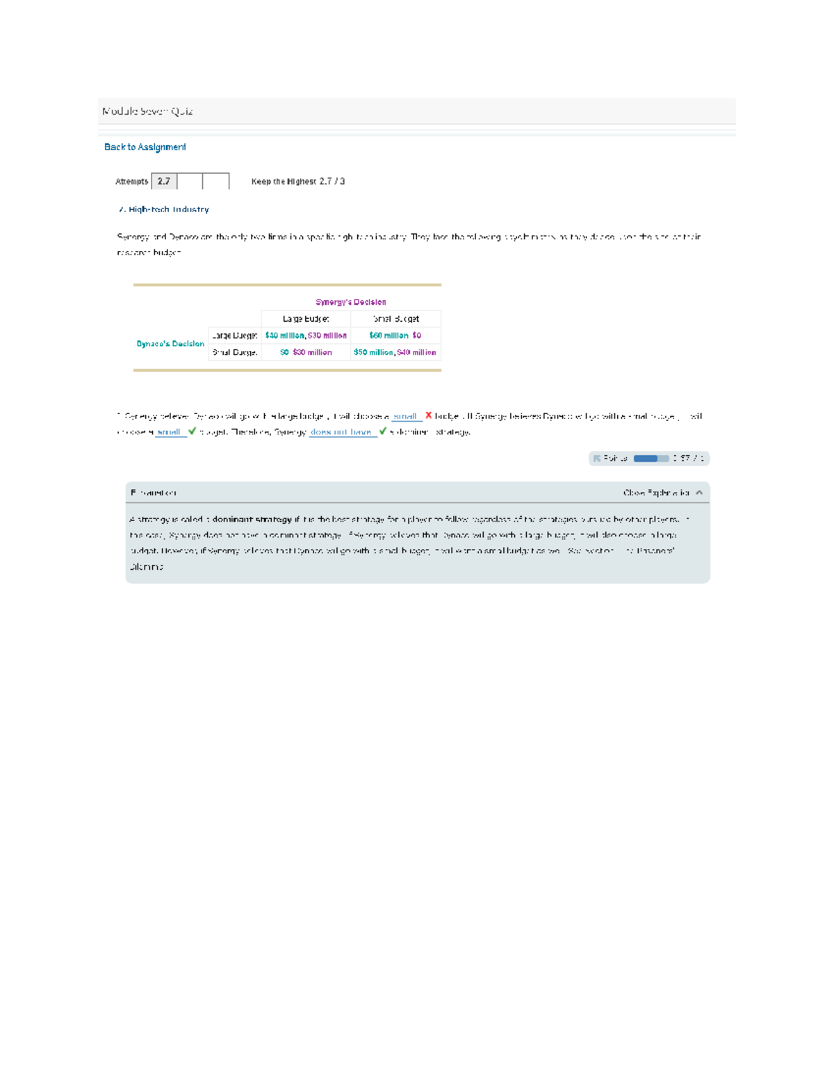 ECO 201 Module 7 Questions 7 - Module Seven Quiz Back to Assignment ...