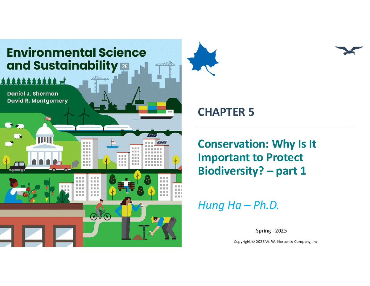 Conservation Strategies and Biodiversity Protection Overview (Biol 101 ...