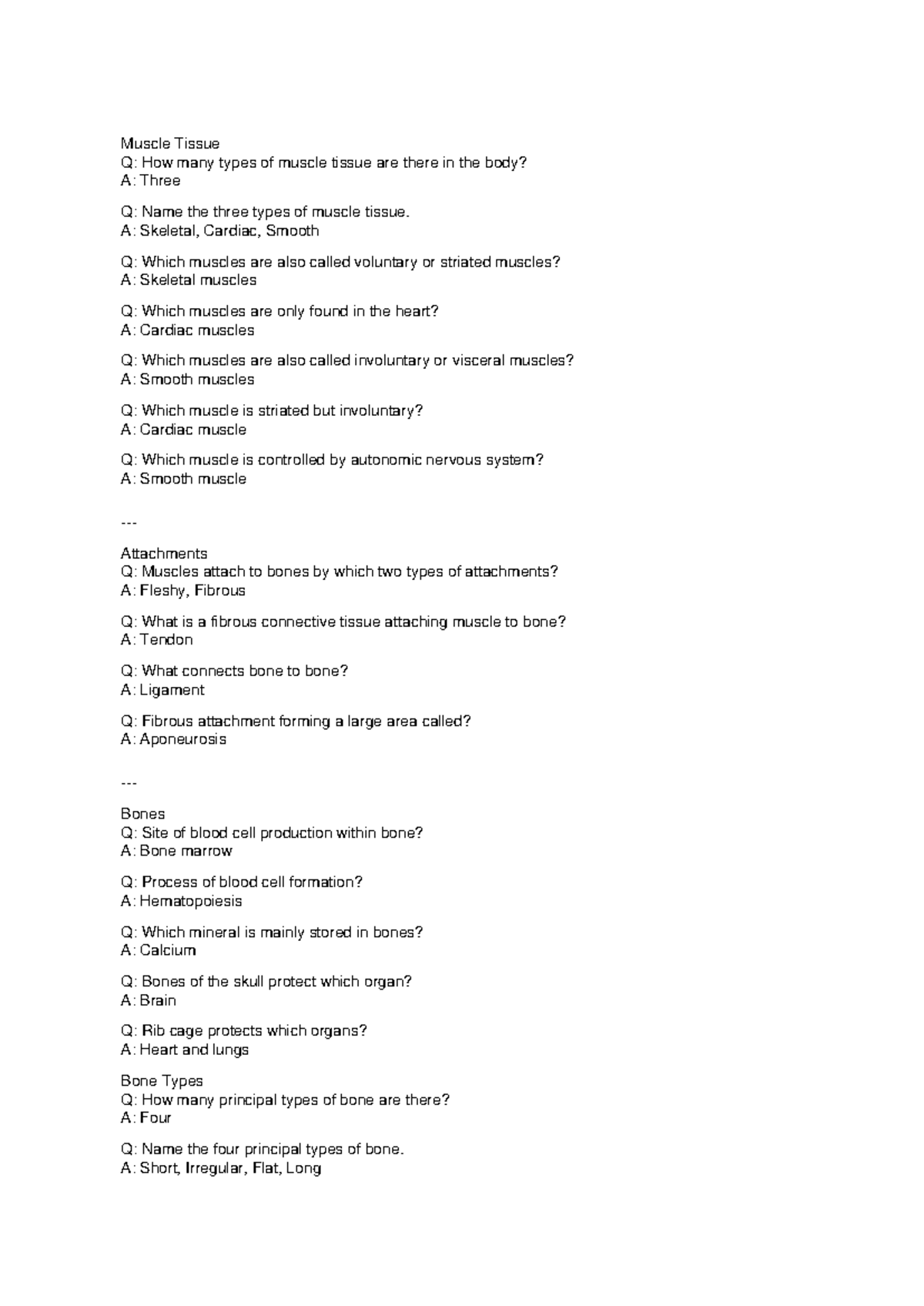 Musculoskeletal System Overview: Types of Muscle and Bone (BIO101 ...