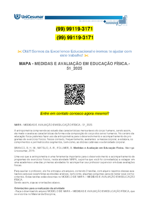 1) Cálculo completo e o resultado da densidade corporal da Thais ...