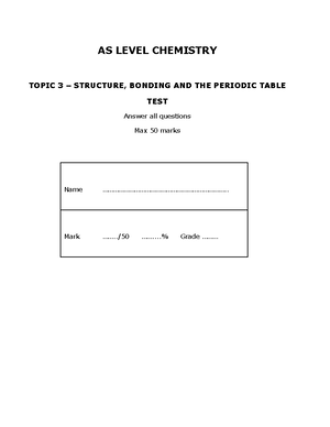 Chemsheets a2 electrochemistry booklet answers - TASK 1 – Oxidation ...