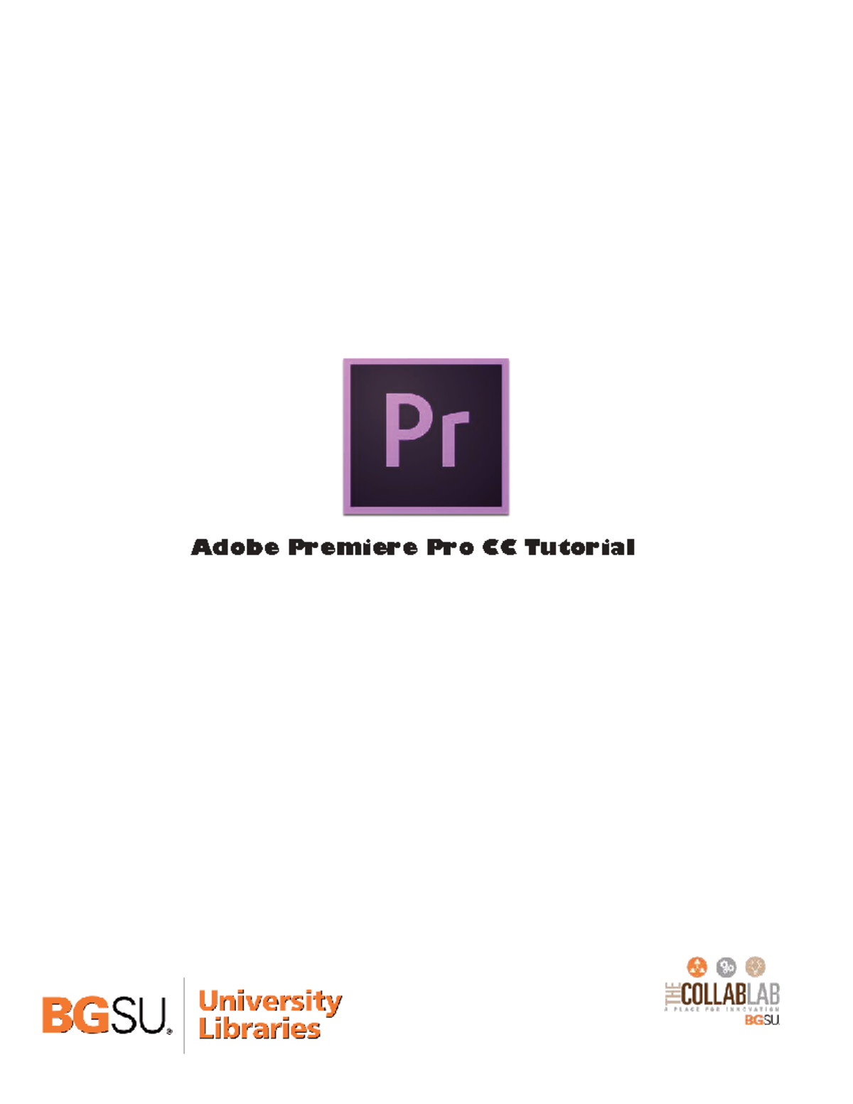Premiere Pro CC Tutorial: Getting Started with Video Editing - Studocu