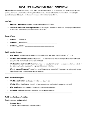 2025 Imperialism Project Instructions - IMPERIALISM RESEARCH PROJECT ...