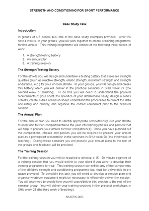 Unit 3 - Level 3 PT coursework - Unit 3: Programming personal training with clients Unit No: F ...