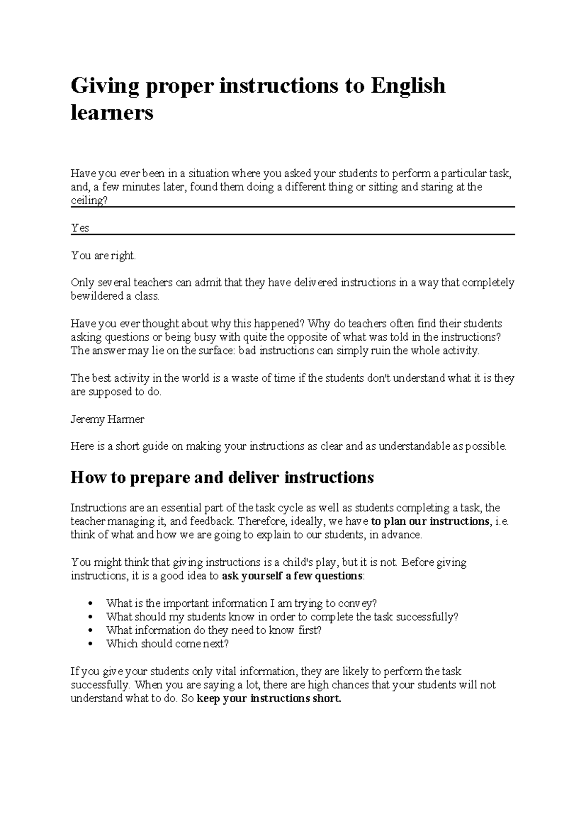 Effective Instruction Strategies for English Learners: A Guide - Studocu