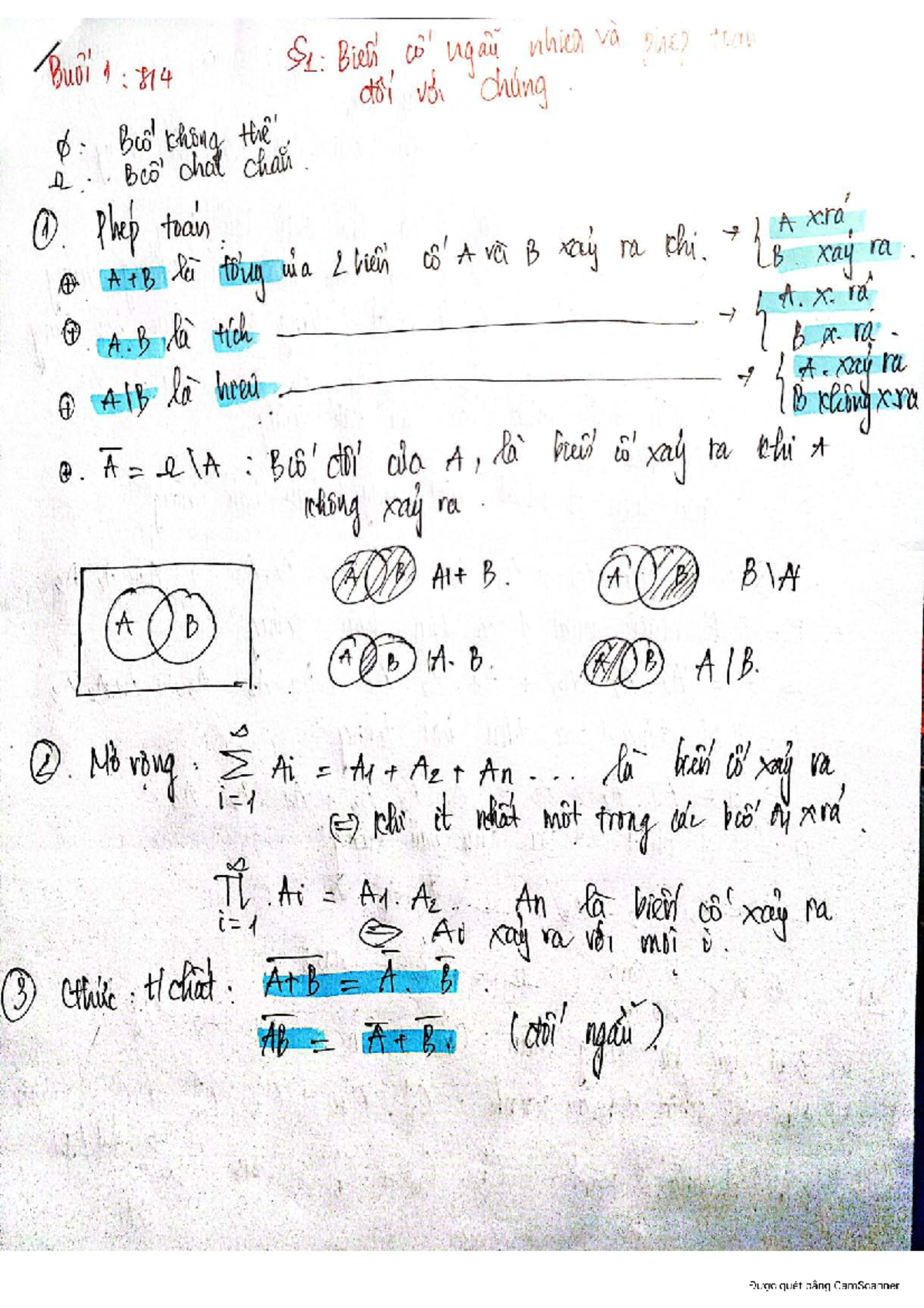 XSTK Lecture Notes - Session 1 Overview and Key Concepts - Studocu