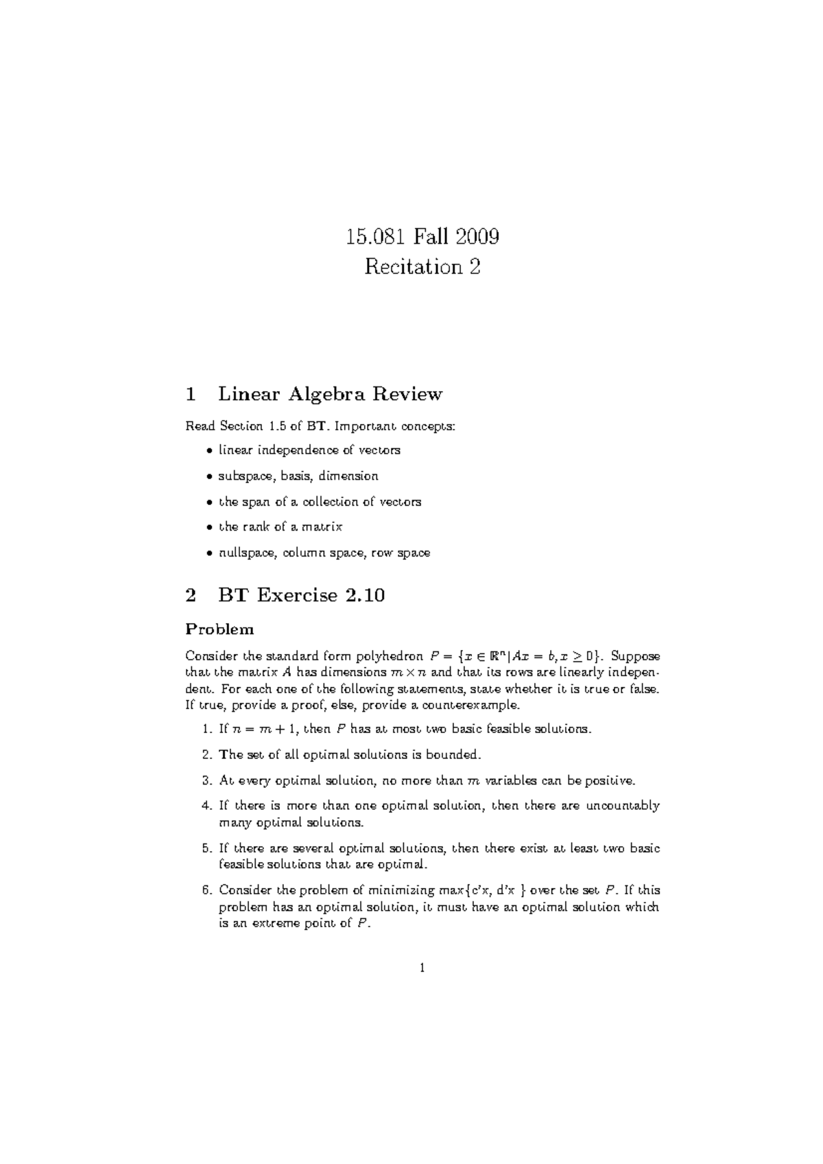 Mat3007 Linear Programming Practice Questions & Solutions Guide - Studocu