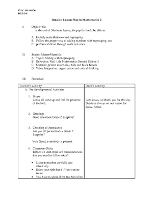 LP(TLE VI- Packaging Products) - DETAILED LESSON PLAN TLE VI I ...