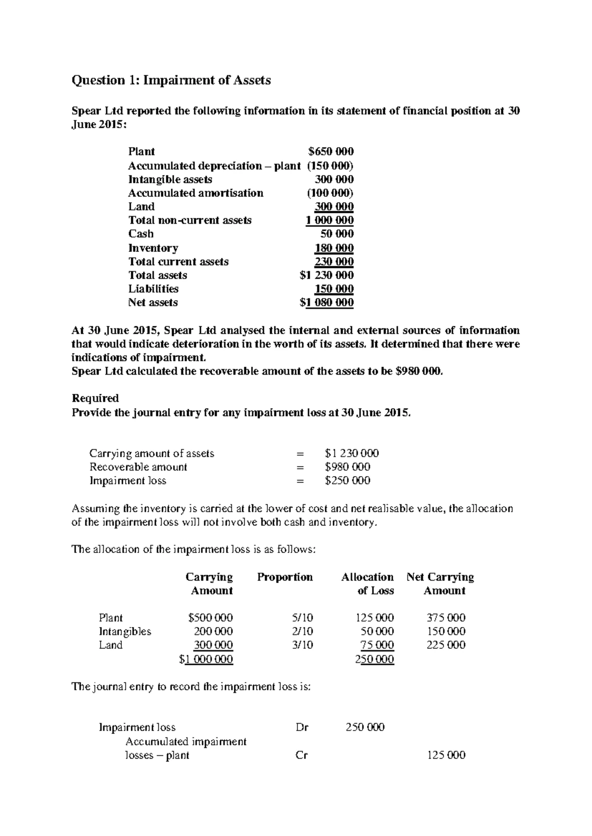 AF210 Tutorial Answers - Financial Accounting - Studocu