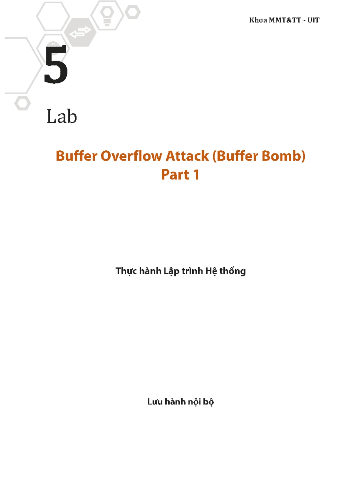 Lab6 - Bài tập tổng hợp - Lab 6 L ̄U HÀNH NÞI BÞ Bài t¿p tßng hÿp ####### KHOA M¾NG MÁY TÍNH ...
