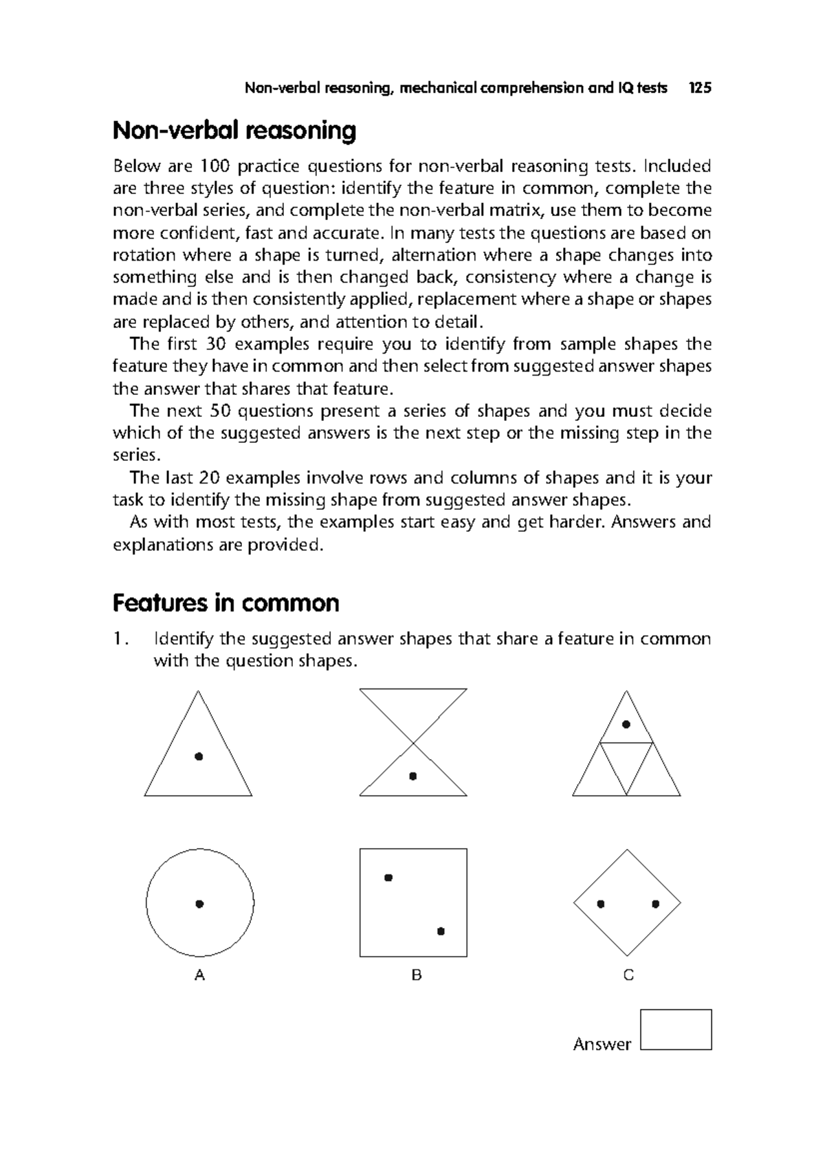 Non-verbal Reasoning Practice Questions for Abstract Reasoning Tests A ...