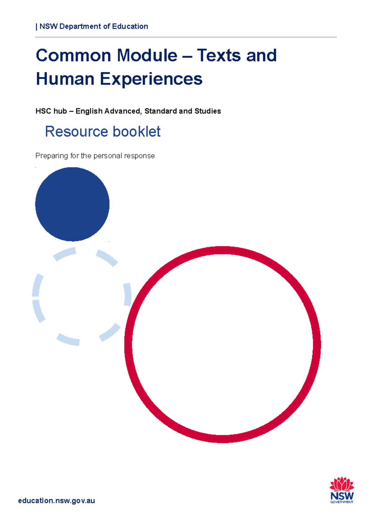 English Common Module: Prep for Personal Response - Texts & Human Exp ...