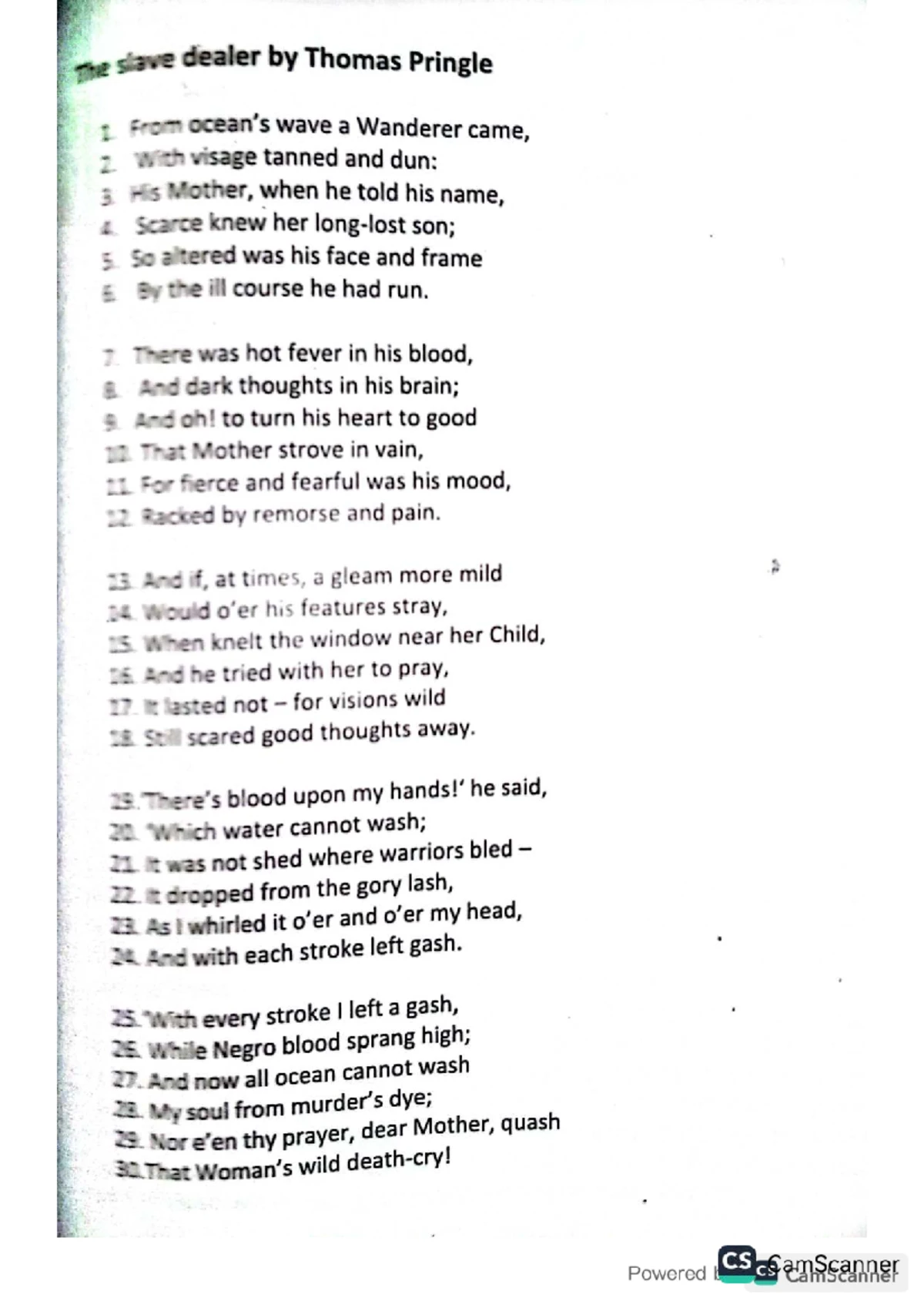 Inversnaid Analysis: Notes on Gerard Manley Hopkins' Poem - Studocu