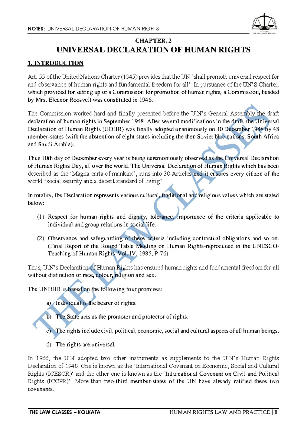 Universal Declaration of Human Rights (UDHR) Overview and Analysis ...