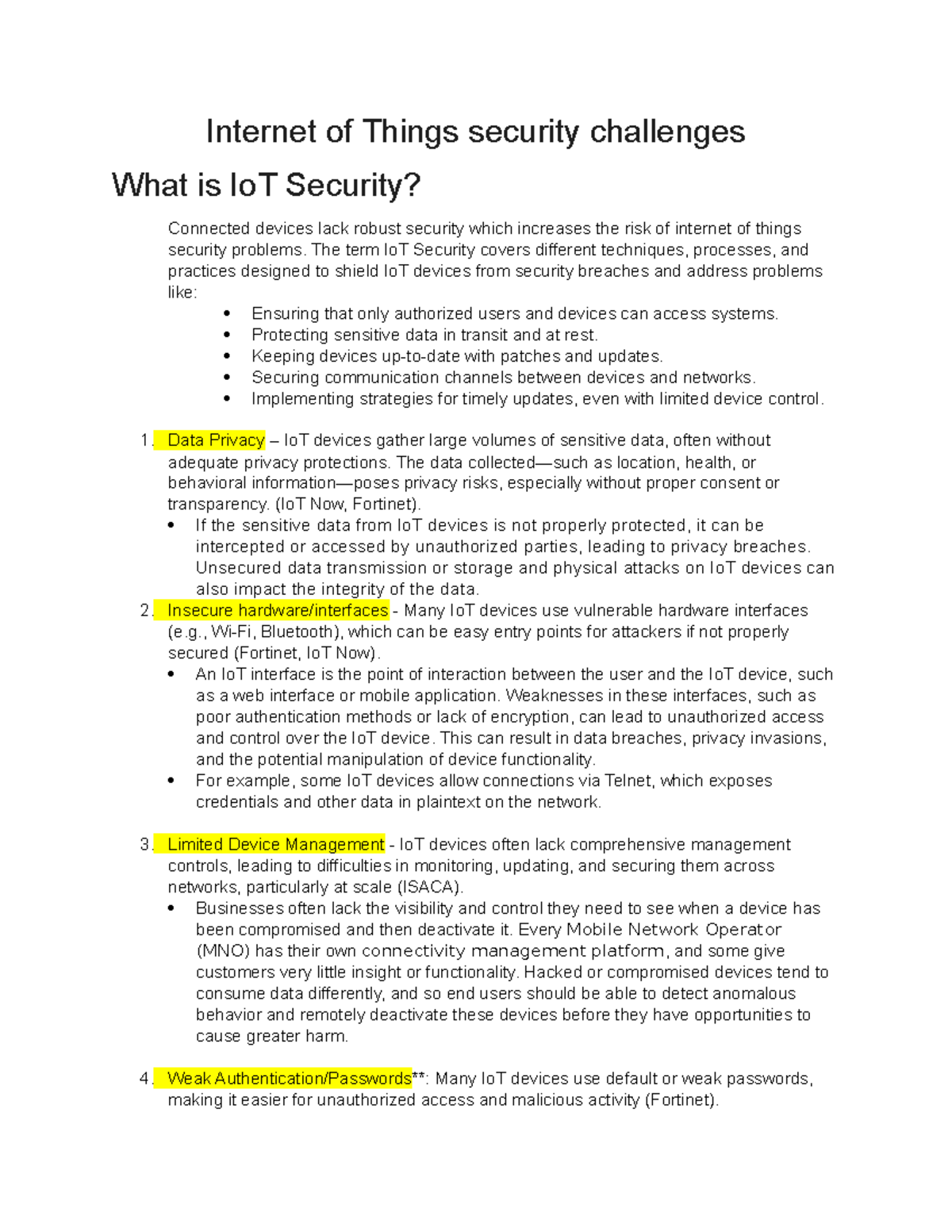 IOT Security Challenges: Addressing Vulnerabilities in Connected ...