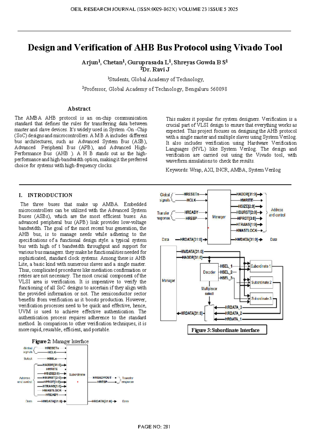Design and Verification of AHB Bus Protocol in Vivado - OEIL 2025 - Studocu