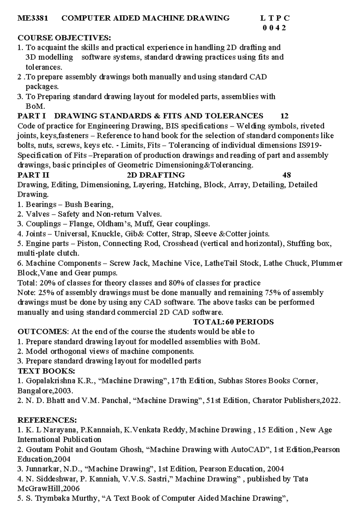 M.E 3381 Computer Aided Machine Drawing Autocad Manual - Studocu