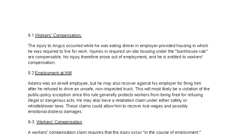 Employment Law HW: Compensation & Discrimination Claims Analysis - Studocu