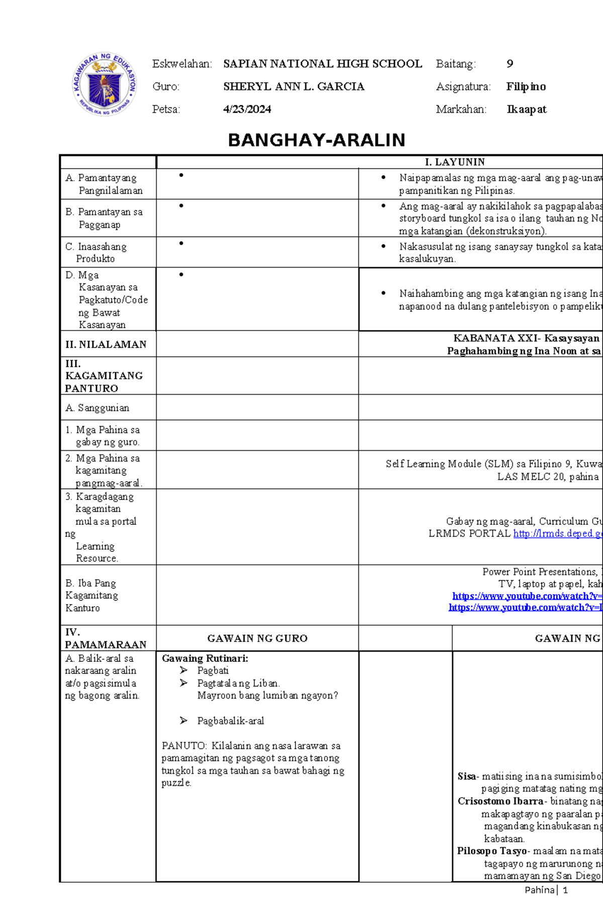 Lesson-Plan-New-Normal-CO- Sheryl-edited.doc Final DEMO - I. LAYUNIN A ...