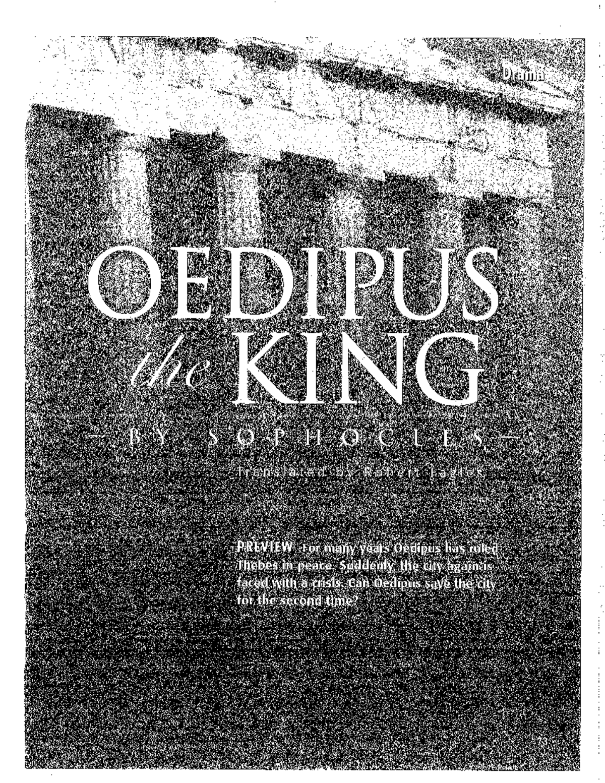 OEDIPUS THE KING: A Preview of Sophocles' Tragic Play - Studocu